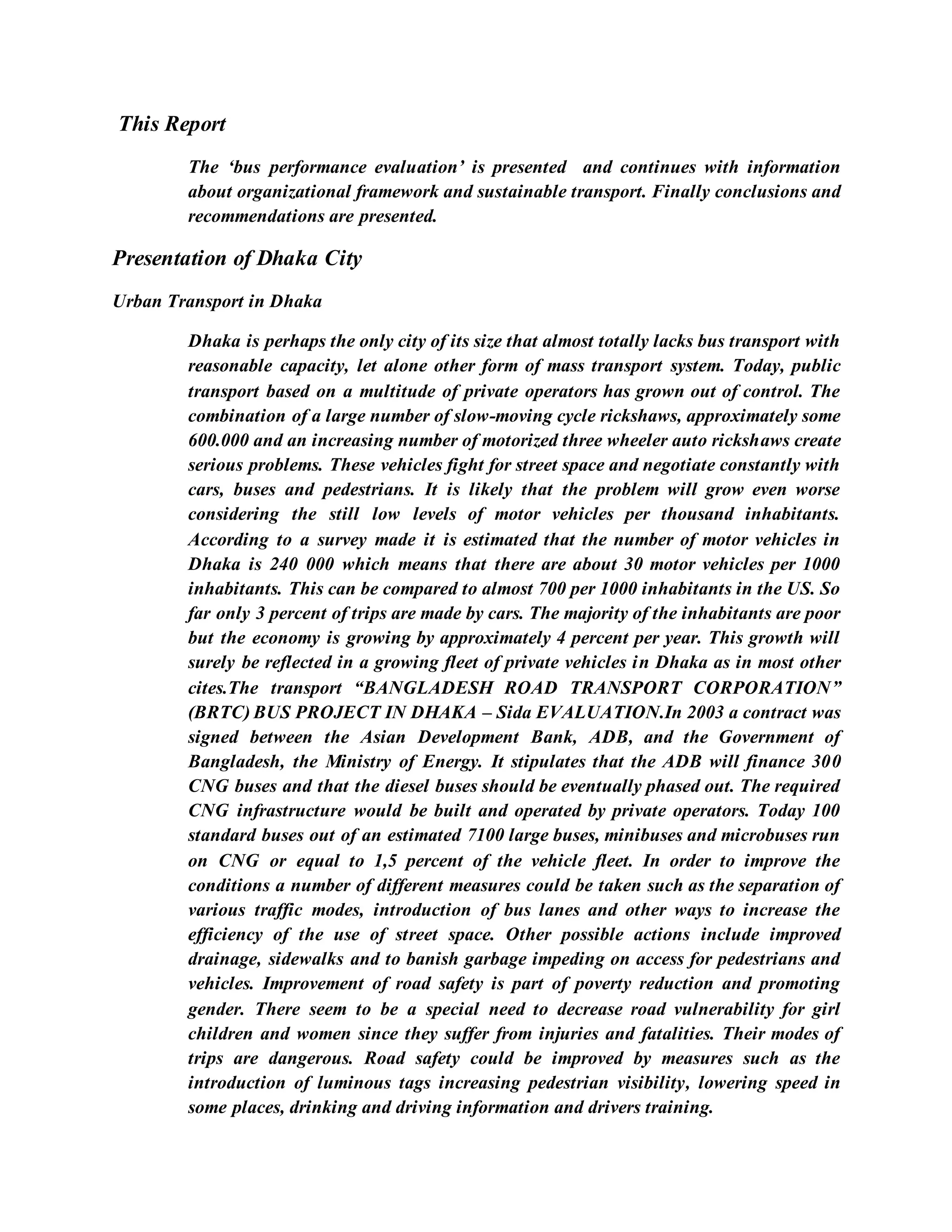 Bangladesh Road Transport Corporation-BRTC | DOCX