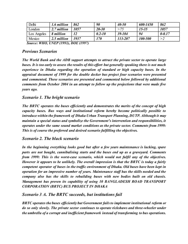 Bangladesh Road Transport Corporation-BRTC | DOCX | Rail Travel ...