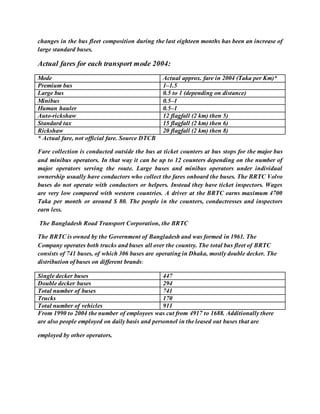 Bangladesh Road Transport Corporation-BRTC | DOCX
