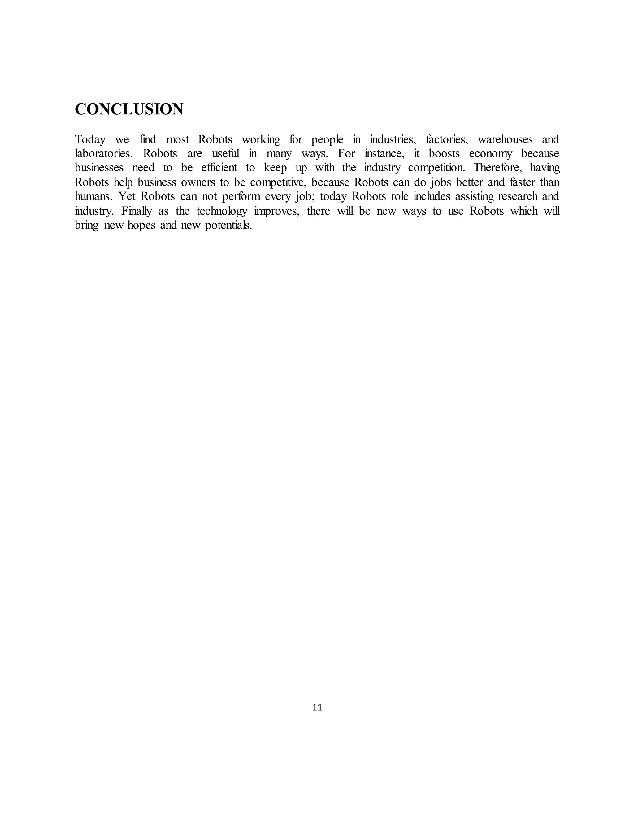 Seminar Report Robotics Docx Robotics Technology And Computing
