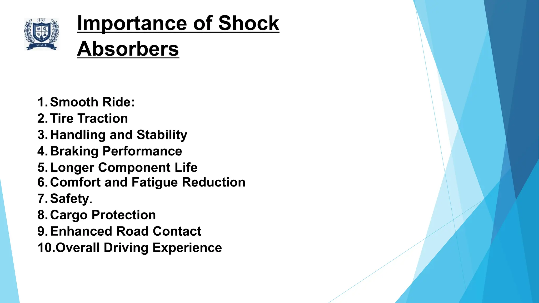 MINI PROJECT SHOCK ABSORBER MECHANICAL B | PPTX