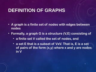 Data Structure : Graph and Graph Traversing | PPT | Computing | Technology & Computing