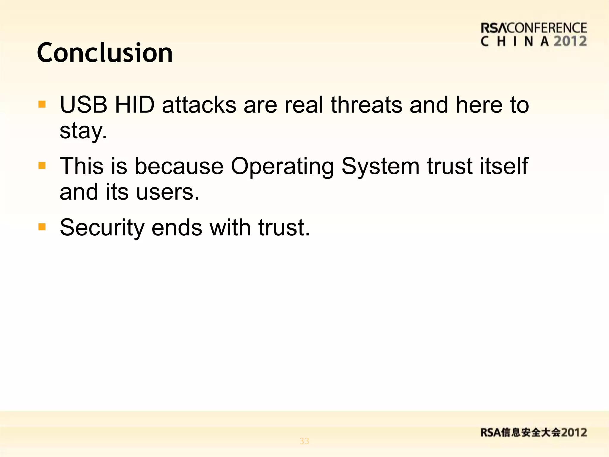 Hacking the future with USB HID | PPTX