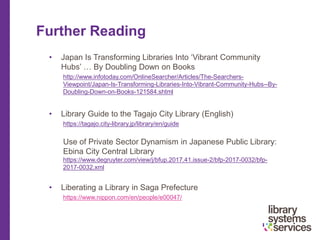New model for public libraries from japan | PPT