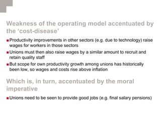 New model unions - Operating Models for the 21st Century | PPT