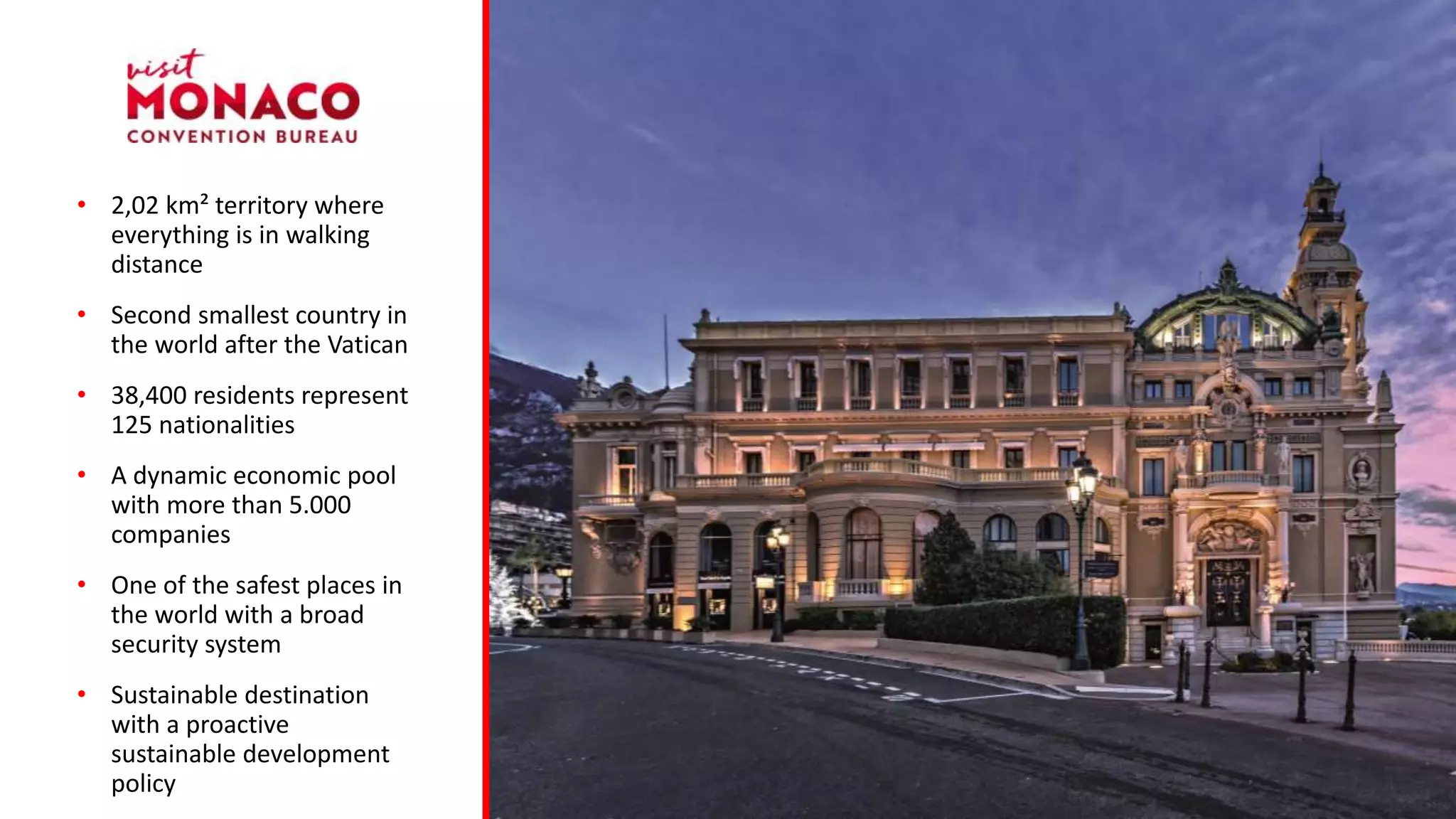 Monaco Convention Bureau - MICE Presentation 2019 | PPT