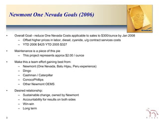 Newmont Mine Expo Presentation | PPTX