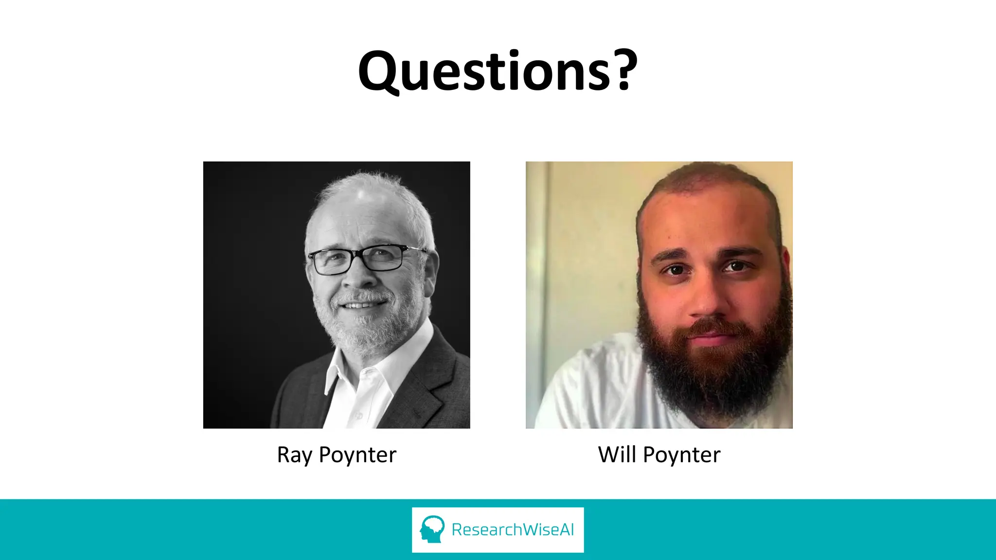 ResearchWiseAI - an artificial intelligence driven research data ...