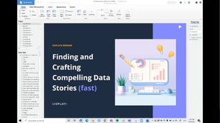 Finding and crafting compelling data stories (fast) | PPT