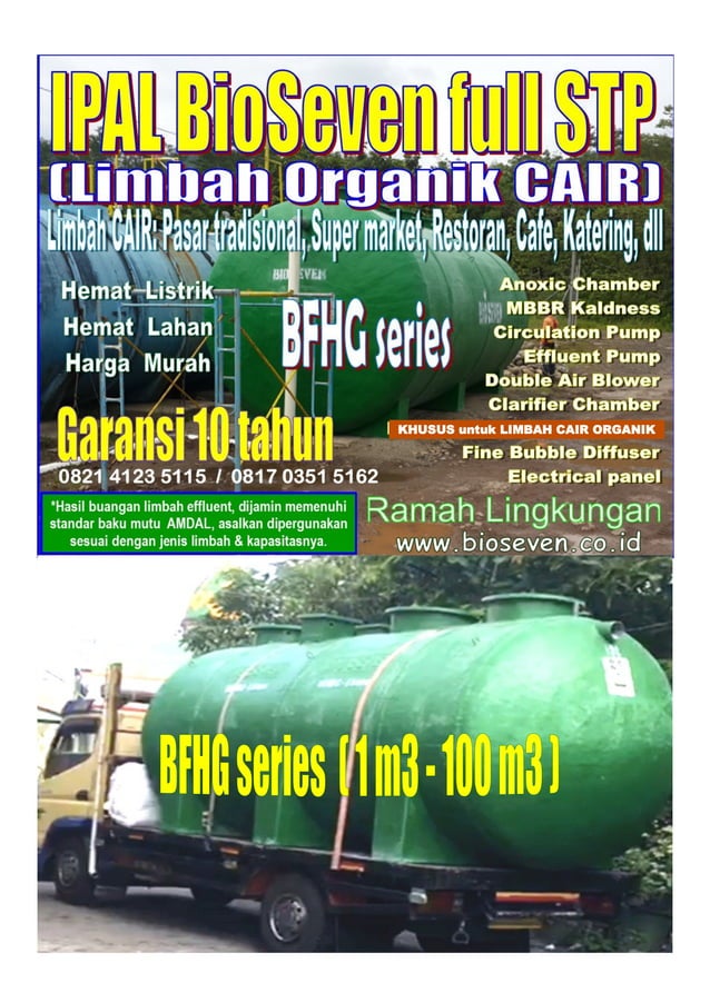 MBR + MBBR system >>> NEW Mrt'25 BROSUR IPAL BioSeven STP Organik CAIR (BFHG series).pdf