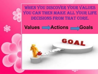 determine what you value, how you think | PPTX