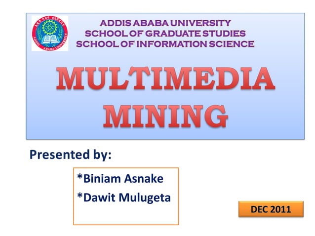 Multimedia Mining | PPT