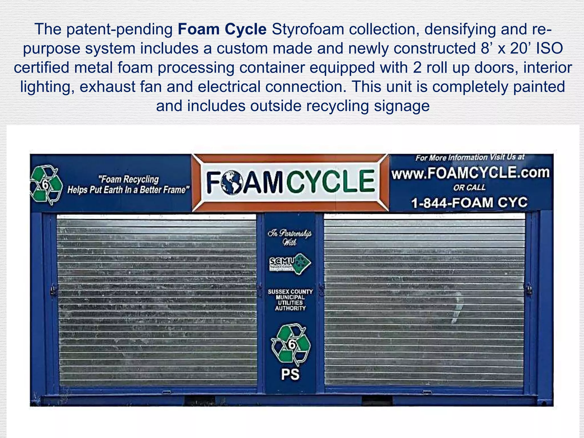 New Municipal Styrofoam Recycling Solution | PPTX