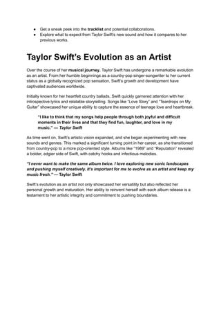 New Music Alert Taylor Swift Announces New Album.pdf
