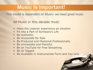 The New Music Business Model- Stjames | PPS