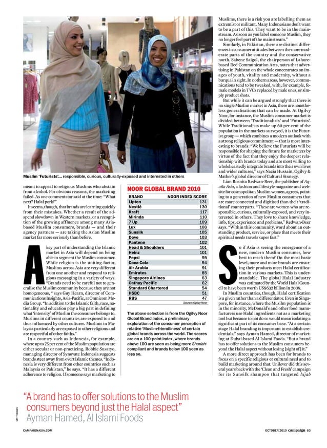 New Muslim Consumer Campaign Oct 2010 | PDF