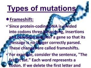 mutations and its related diseases | PPTX