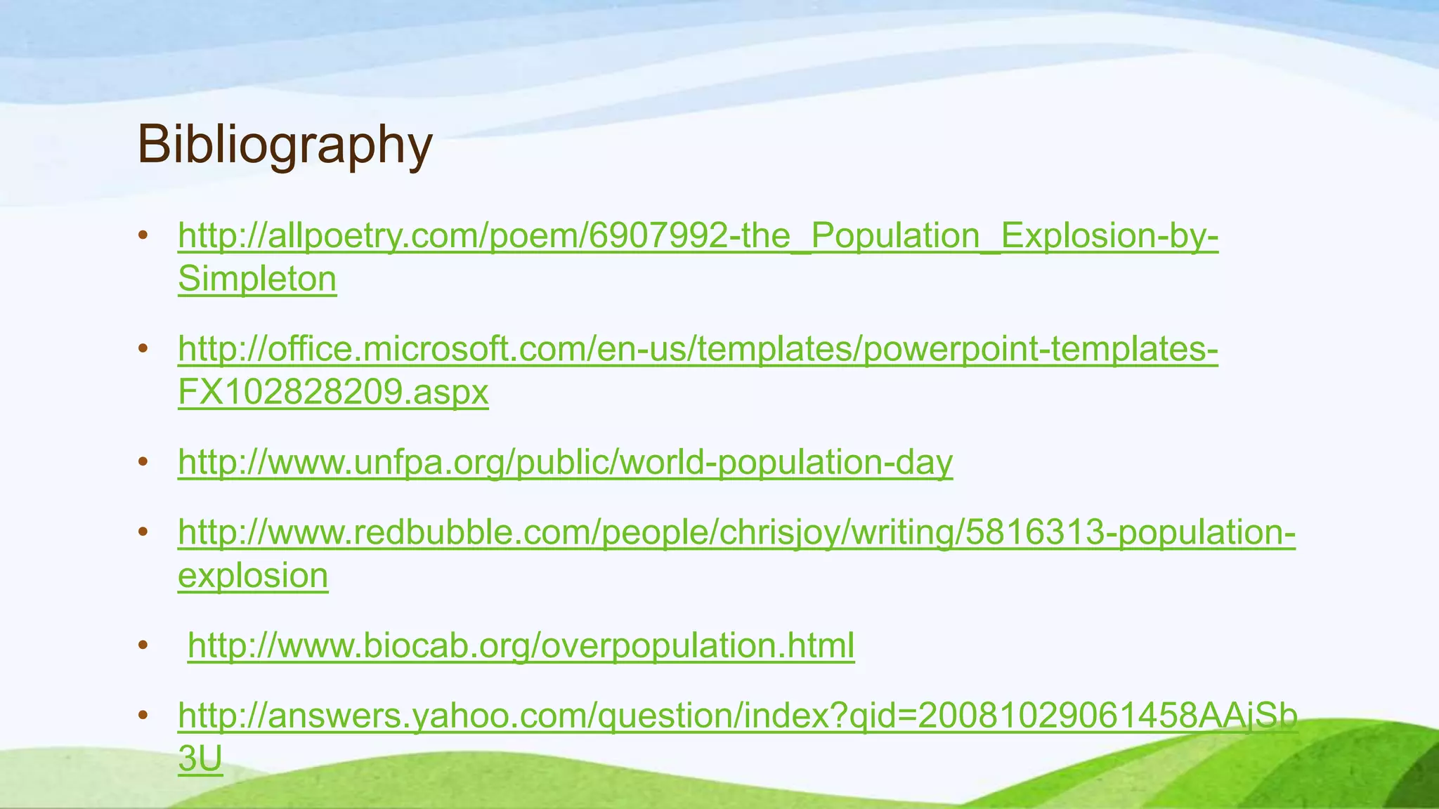 New my presentation on world population day | PPTX