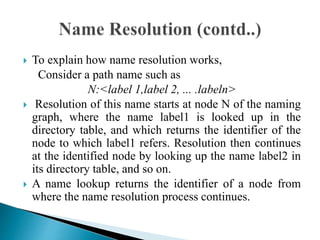 Naming Entities and Locating Mobile Entities | PPTX