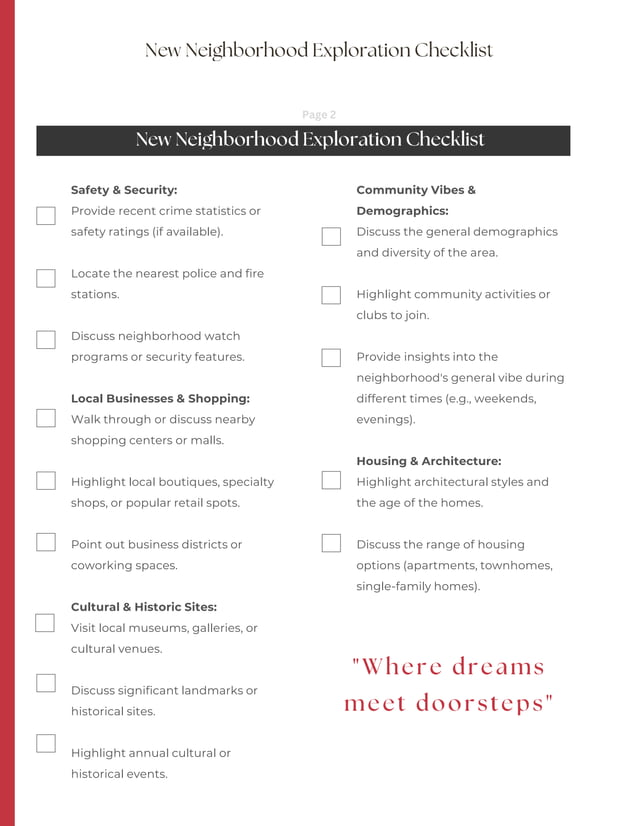 New Neighborhood Exploration Checklist.pptx