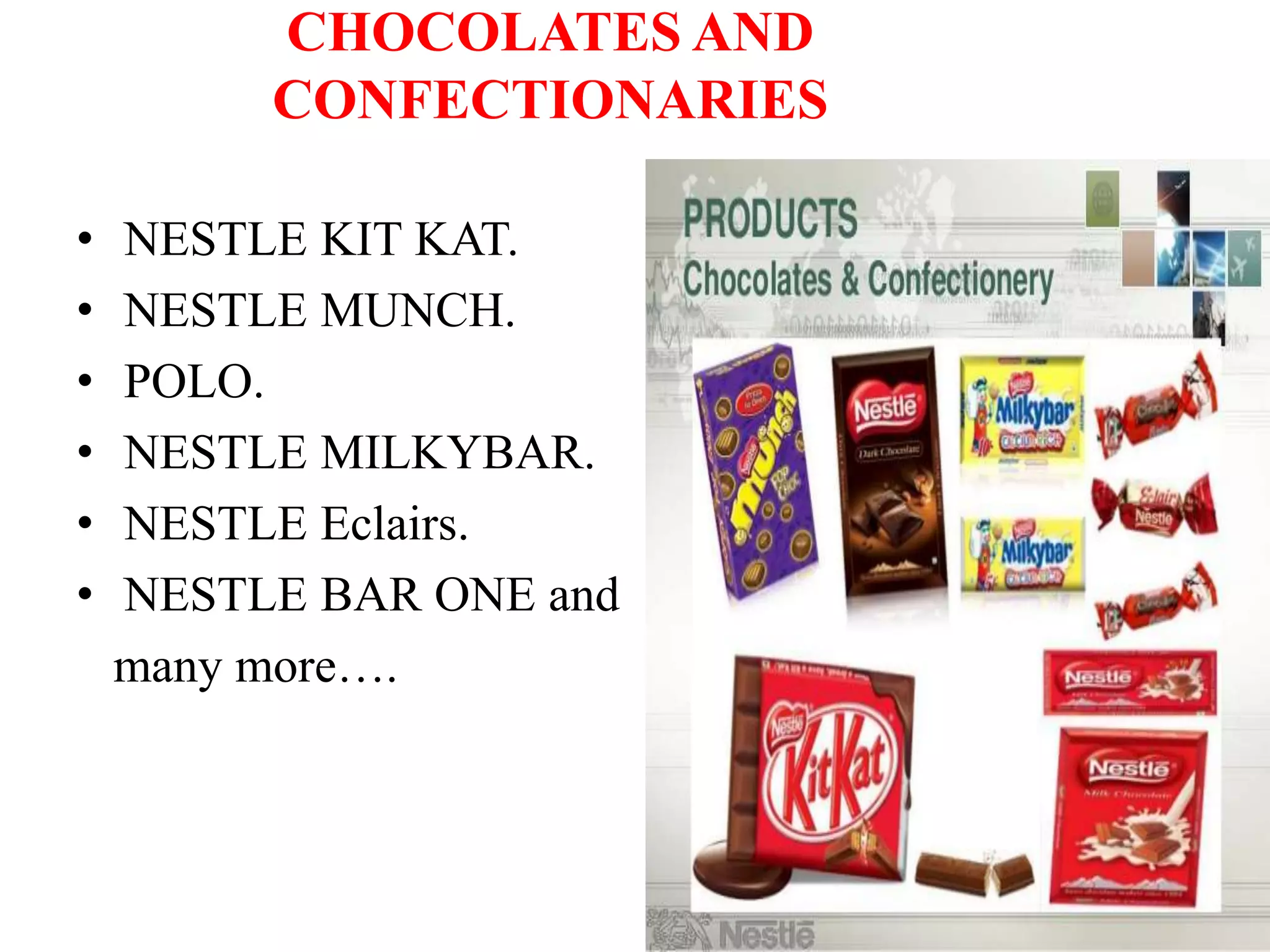 Overview of Nestle products | PPTX