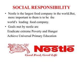 Overview of Nestle products | PPTX