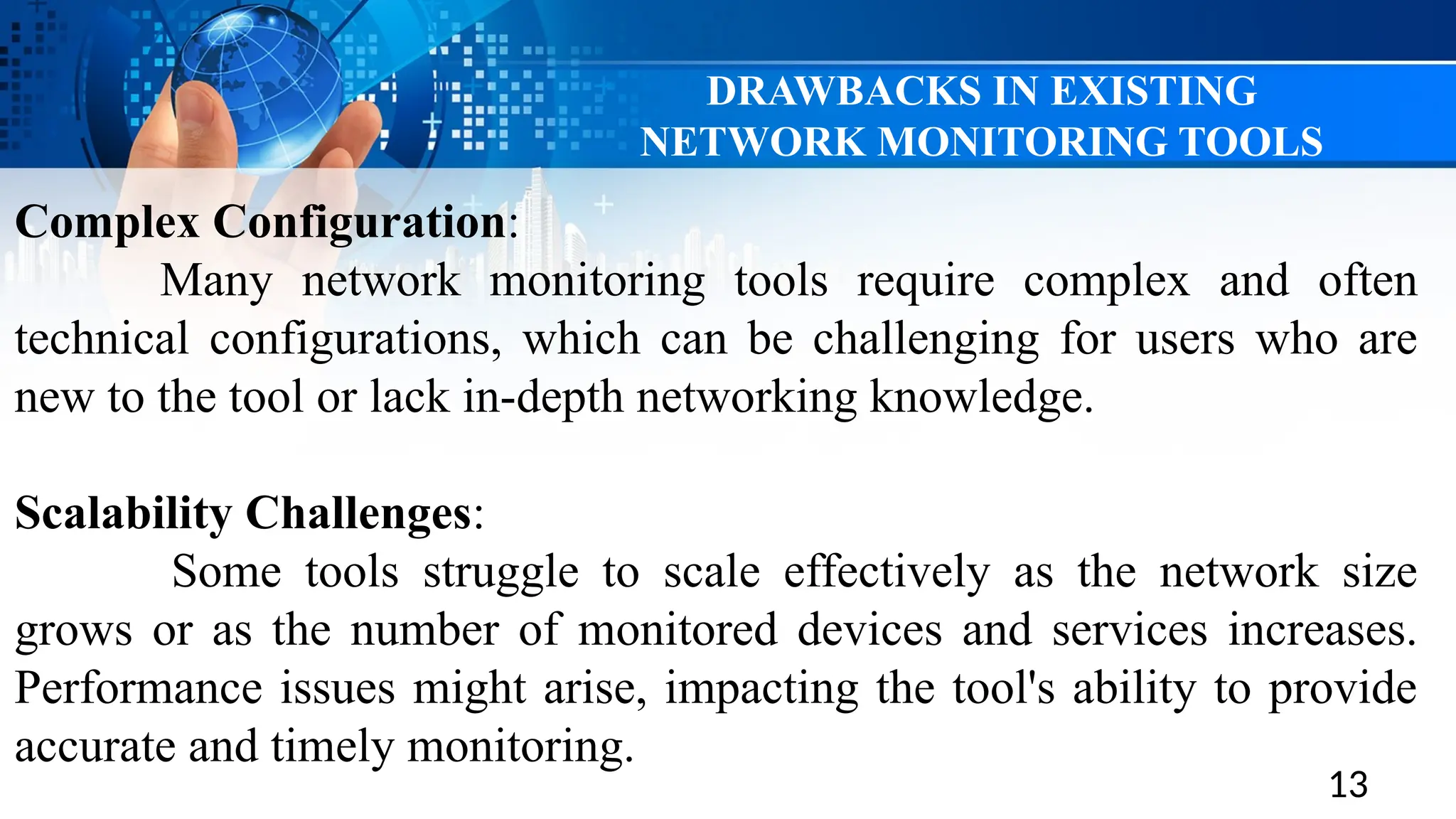 Network monitoring Project Proposal.pptx | Computer Networking | Computing