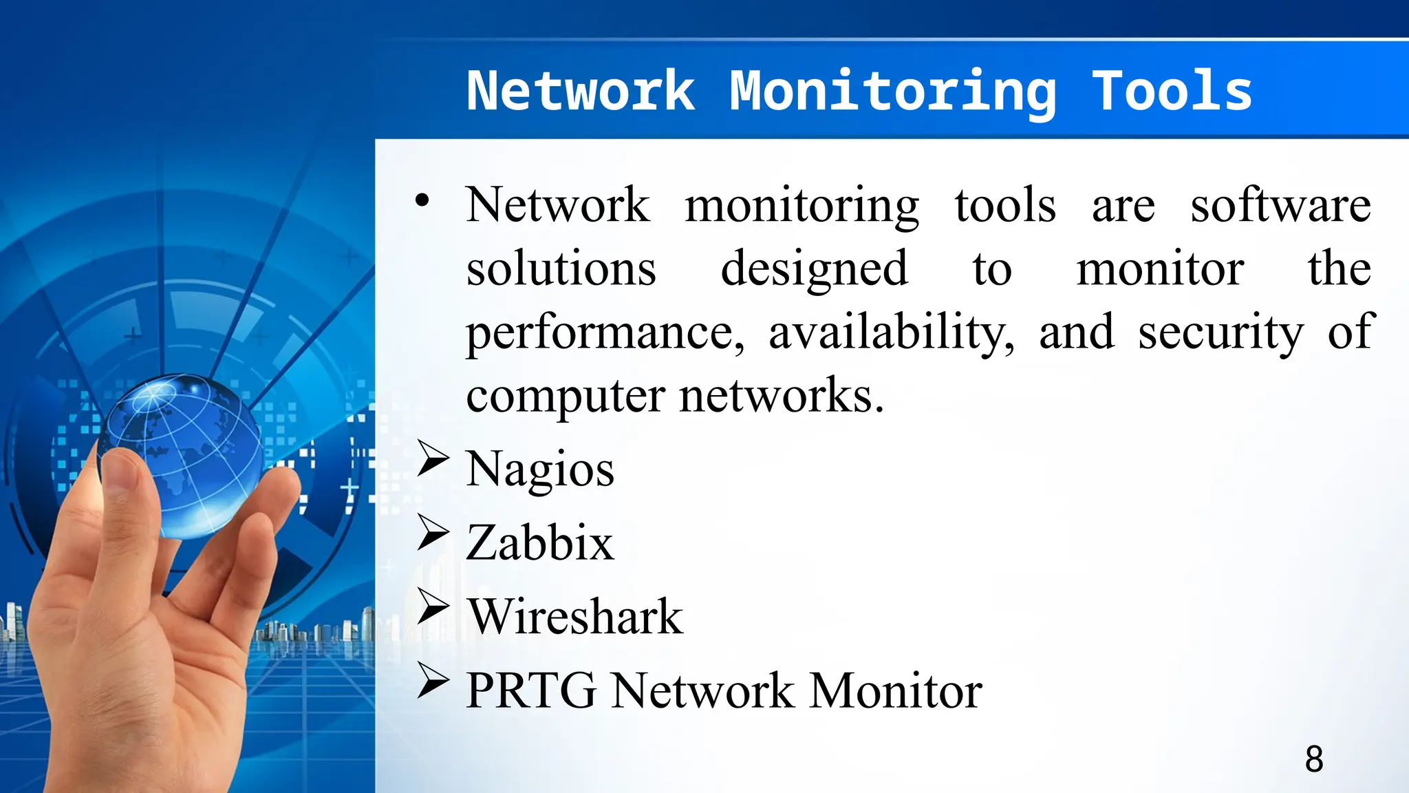 Network monitoring Project Proposal.pptx | Computer Networking | Computing