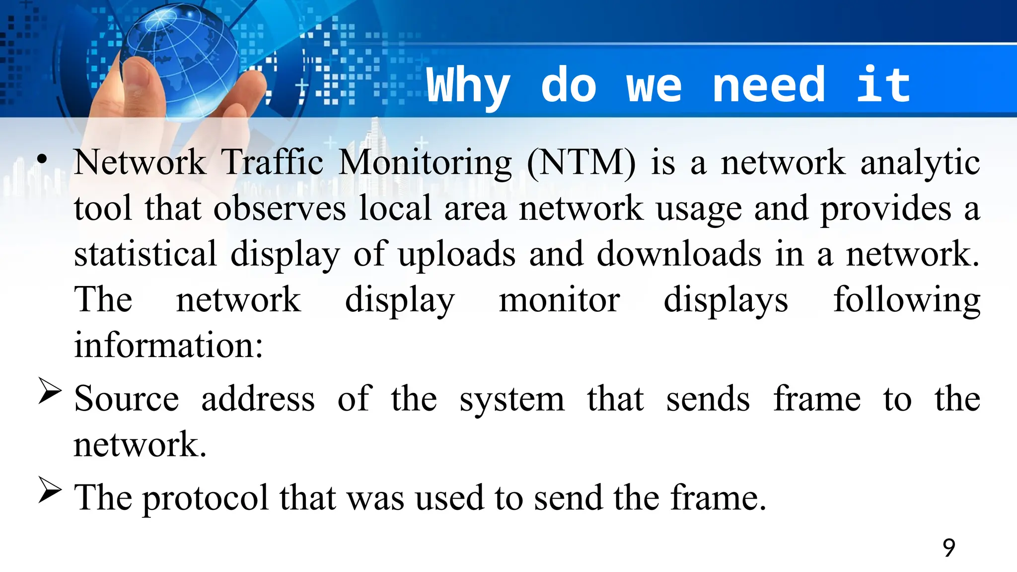 Network Monitoring Project Proposalpptx Computer Networking Computing 9144