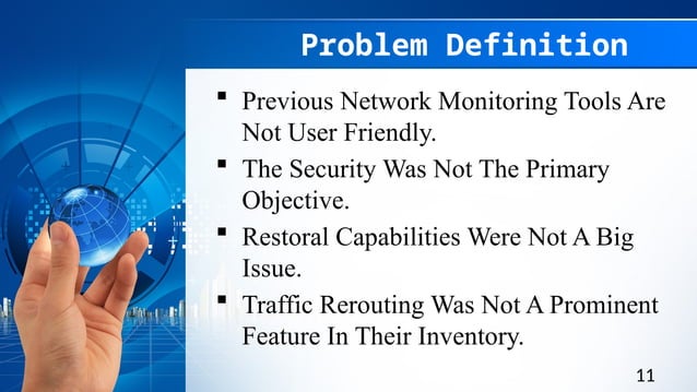 Network monitoring Project Proposal.pptx | Computer Networking | Computing