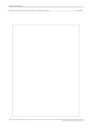 nid sample question paper | PDF