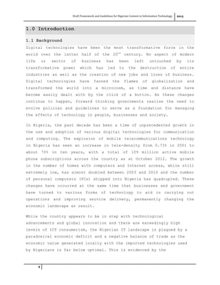 Guidelines on Nigerian Content Development in ICT - Updated - NITDA | PDF
