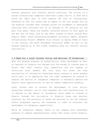 Guidelines on Nigerian Content Development in ICT - Updated - NITDA | PDF