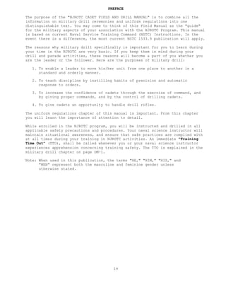 New NJROTC Cadet Field Manual | PDF