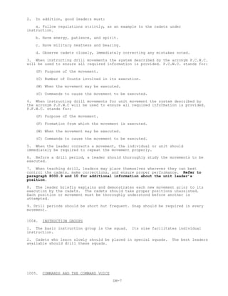 New NJROTC Cadet Field Manual | PDF