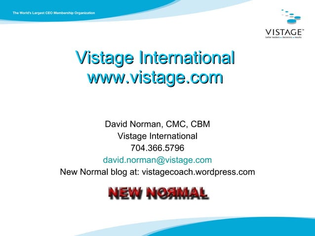 New Normal Presentation | PPT