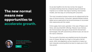 Pioneering companies of the New Normal | PPT