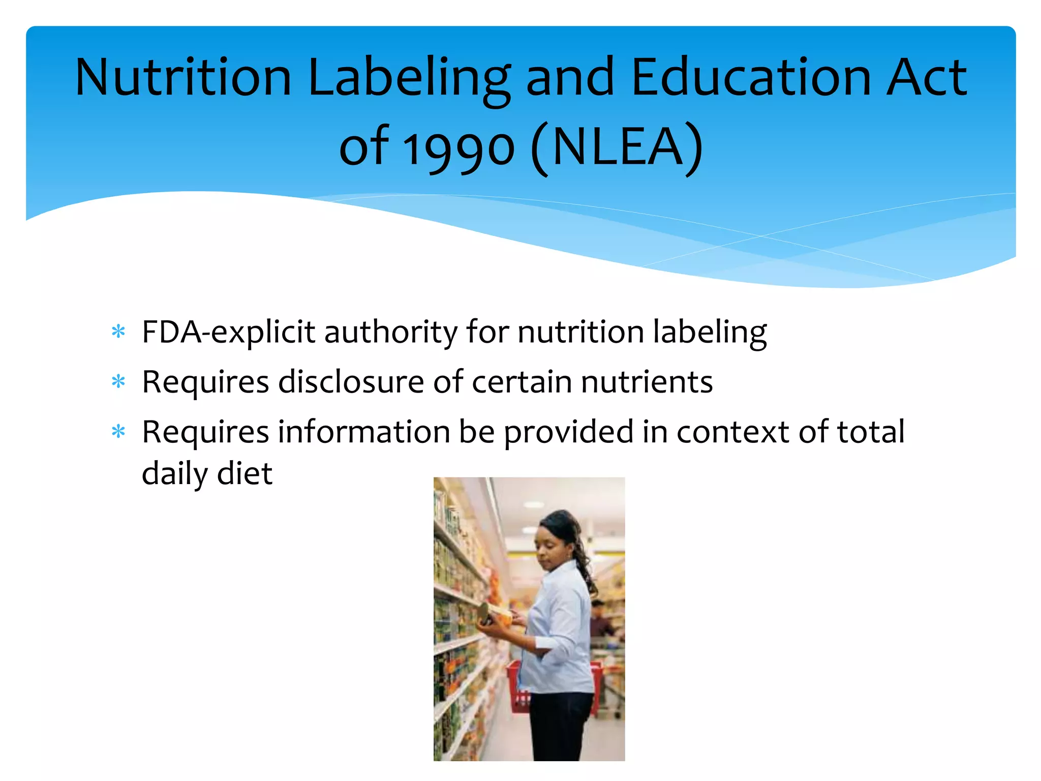 New Nutrition Facts Label and Dietary Guidelines | PPTX