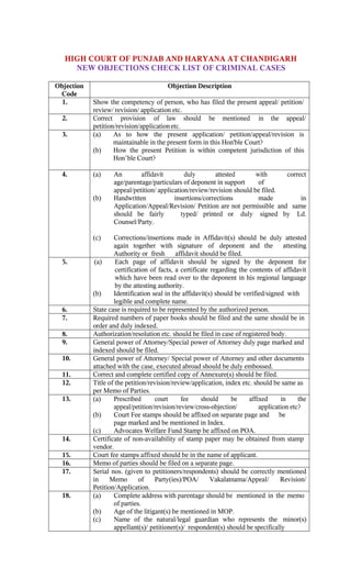 Criminal Cases New Objections | PDF