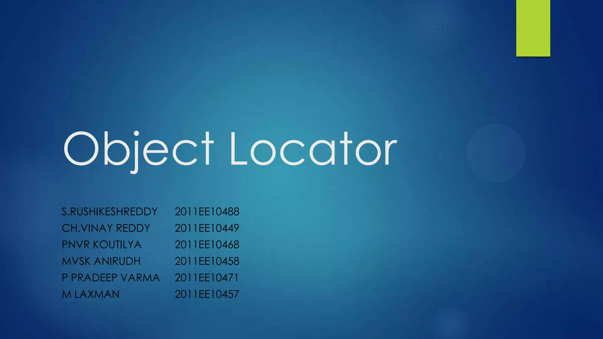 New object locator | PPTX