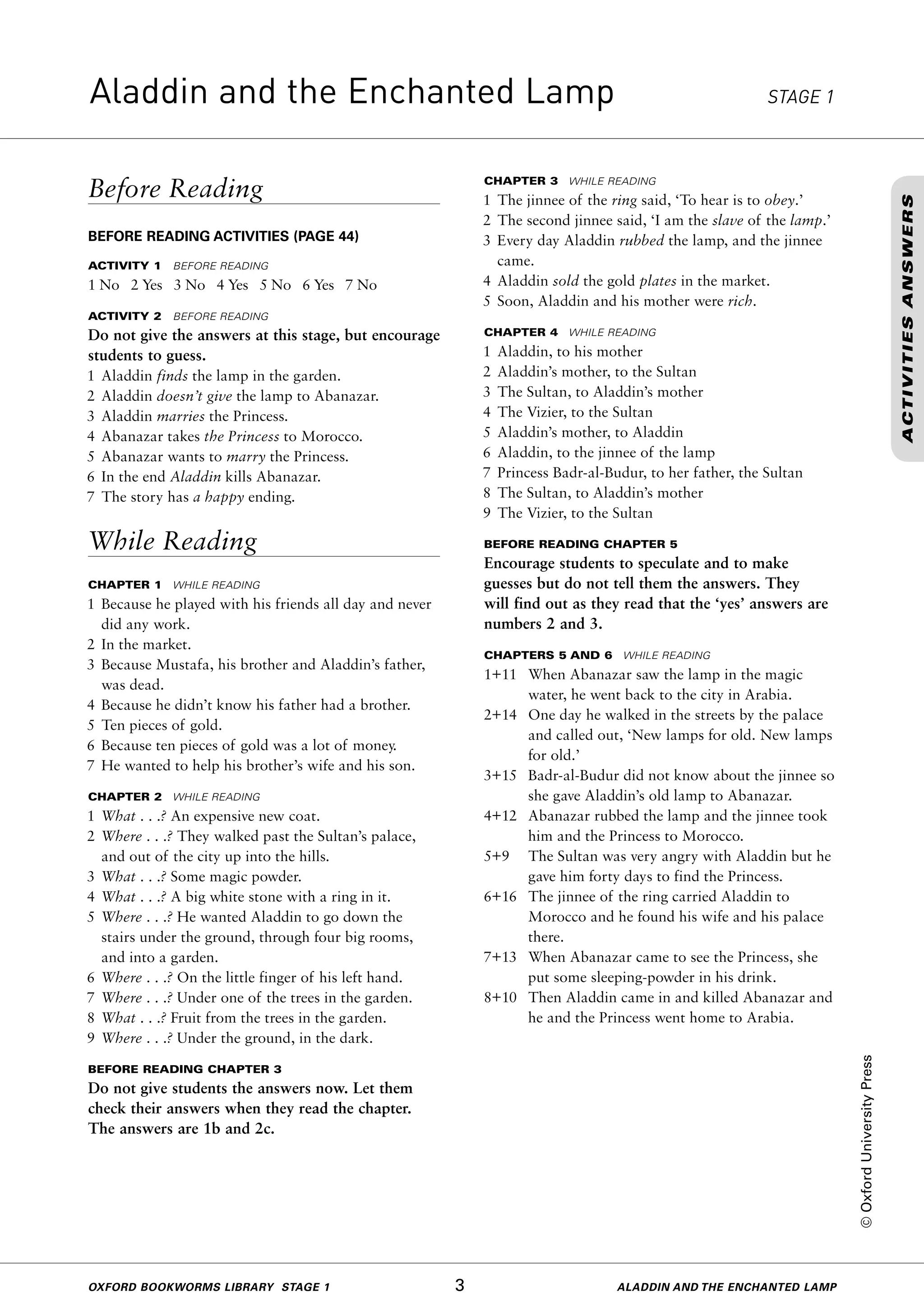 Activities_Aladdin | PDF