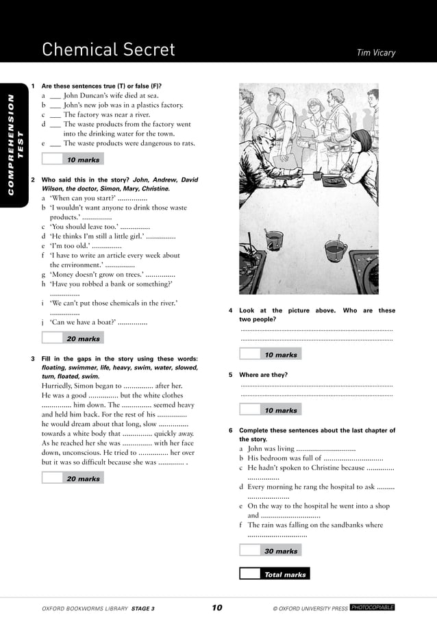 chemical secret By Tim Vicary Jennifer BassettNewobwchemicaltest | PDF