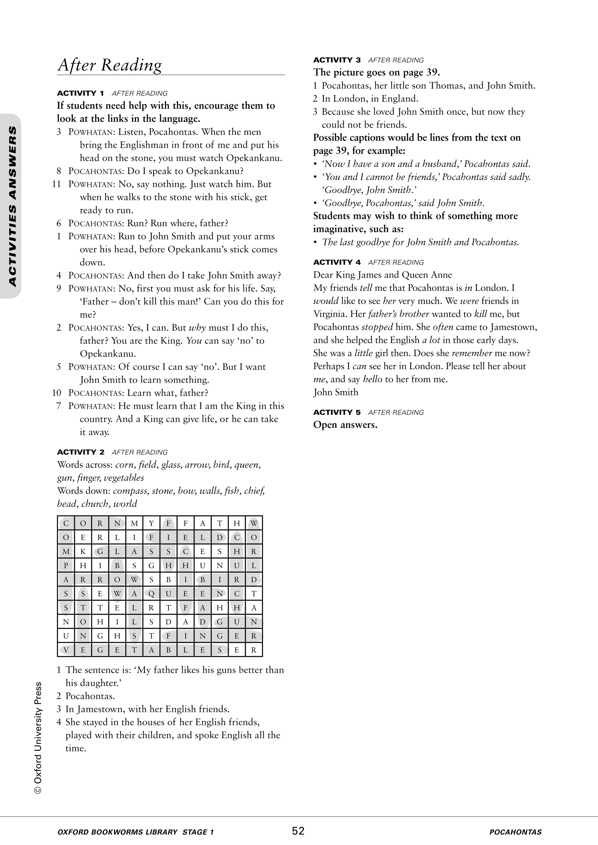 Pocahontas_Answers | PDF