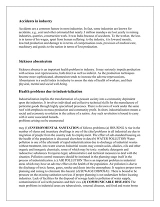 new occupational health.pdf for third year GNM students | PDF