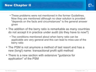 The new OECD transfer pricing guidelines | PPT