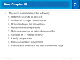 The new OECD transfer pricing guidelines | PPT
