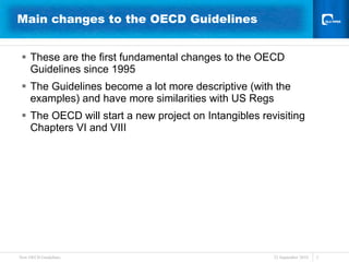 The new OECD transfer pricing guidelines | PPT