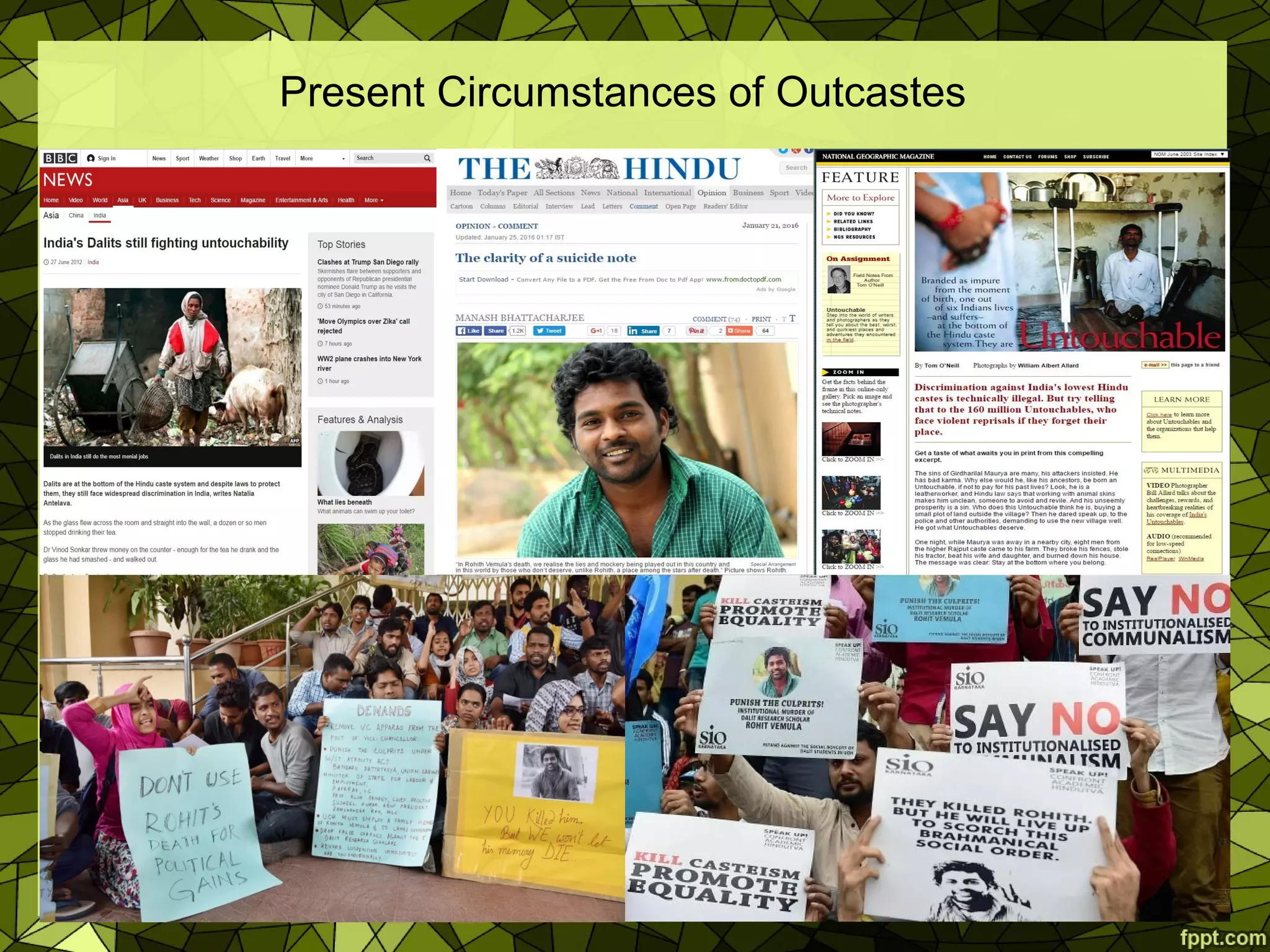 The Curse of Untouchability | PPT