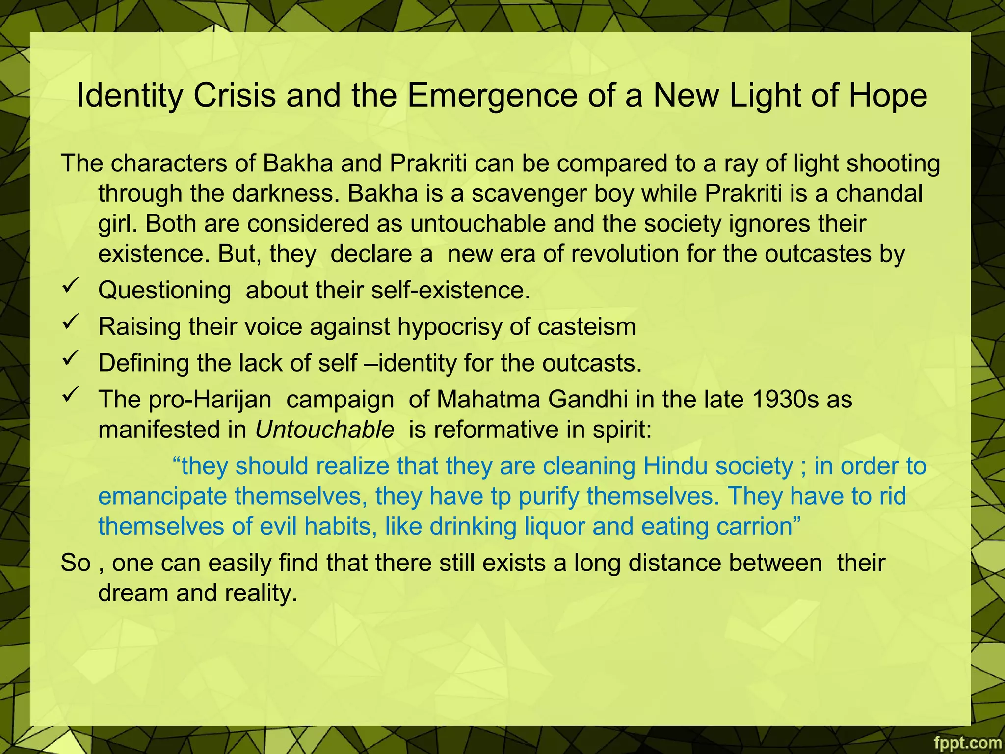 The Curse of Untouchability | PPT