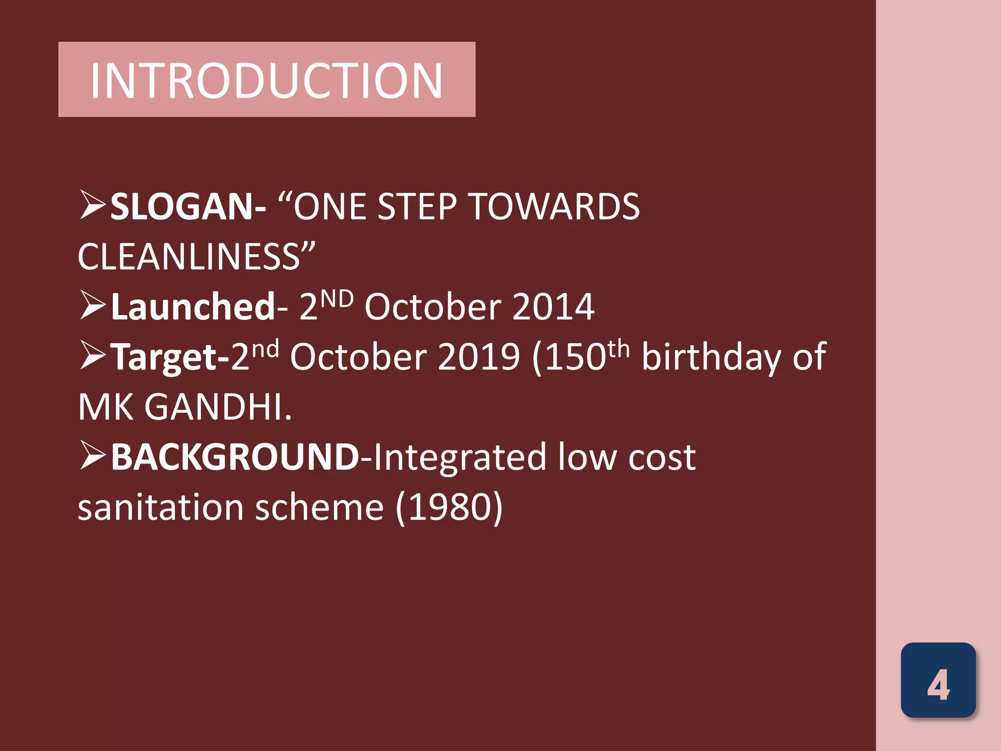 Swachh Bharat Abhiyan -Success or failure | PPTX